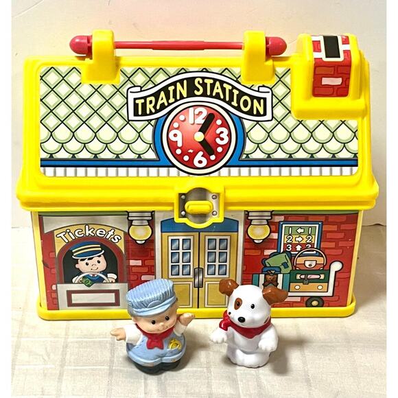 Fisher-Price | Toys | Fisher Price Little People On The Go Train Take Along Playset | Poshmark